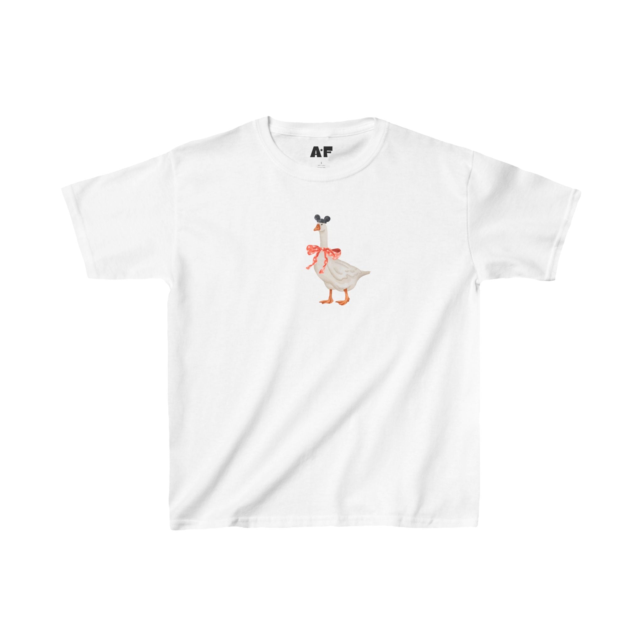 Happiest Goose 90s Baby Tee | Whimsical Park-Inspired Crop Top ...